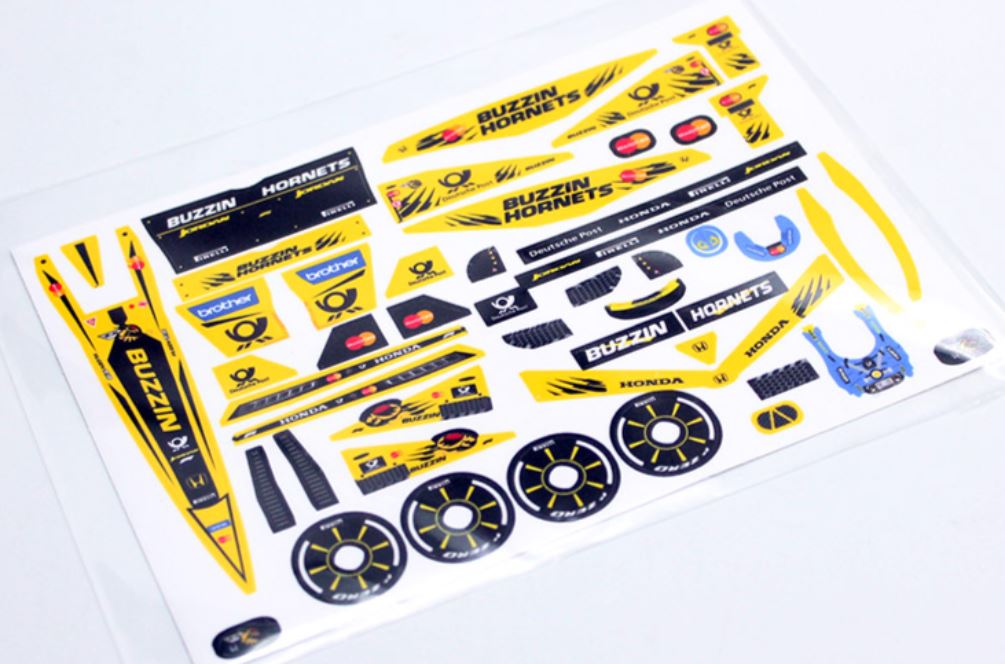 1/28 Formula One Decals - Type J - RCR001 – Houston RC