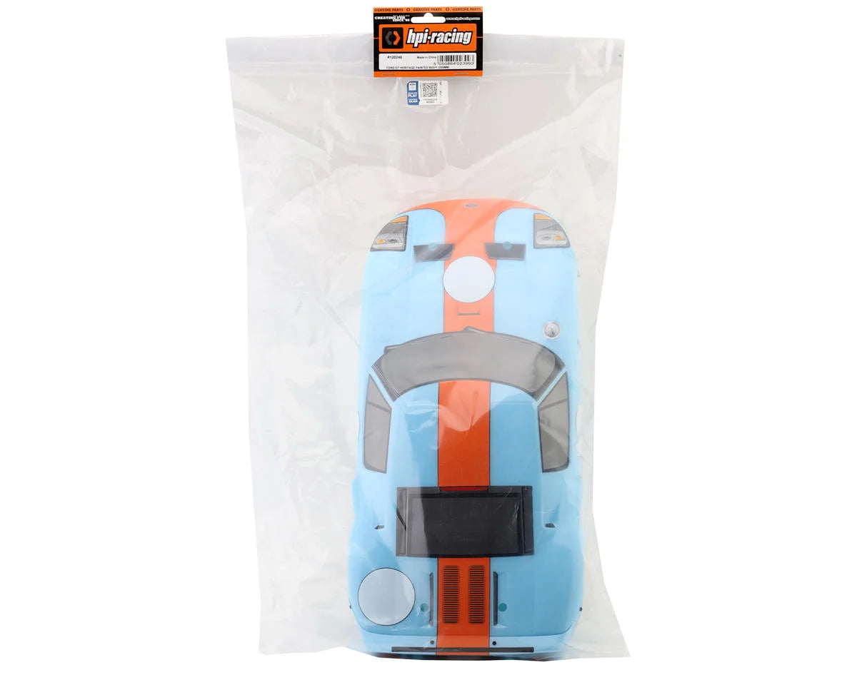 120246 HPI Ford GT Heritage Pre-Painted Body (200mm) – Houston RC