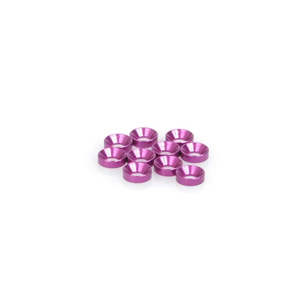 U2988 SPEED PACK - M3 Csk Washers - Purple Alloy (pk10) – Houston RC